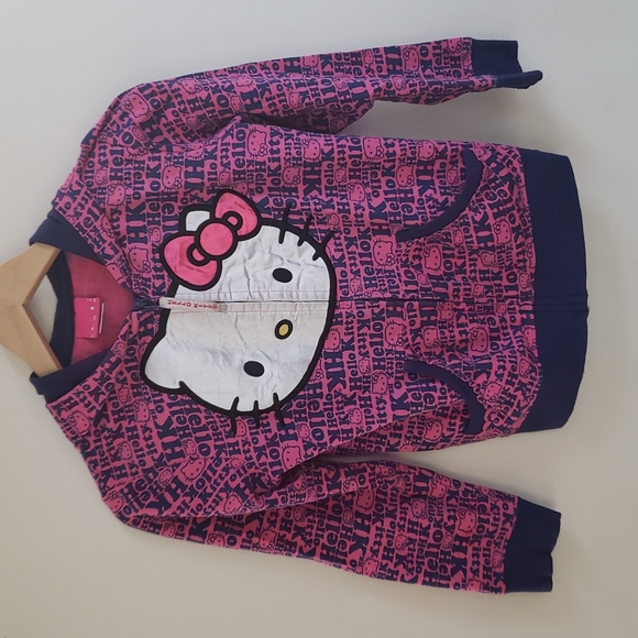 Hello Kitty | Shirts & Tops | Hello Kitty Zip Up Hoodie Sweatshirt ...